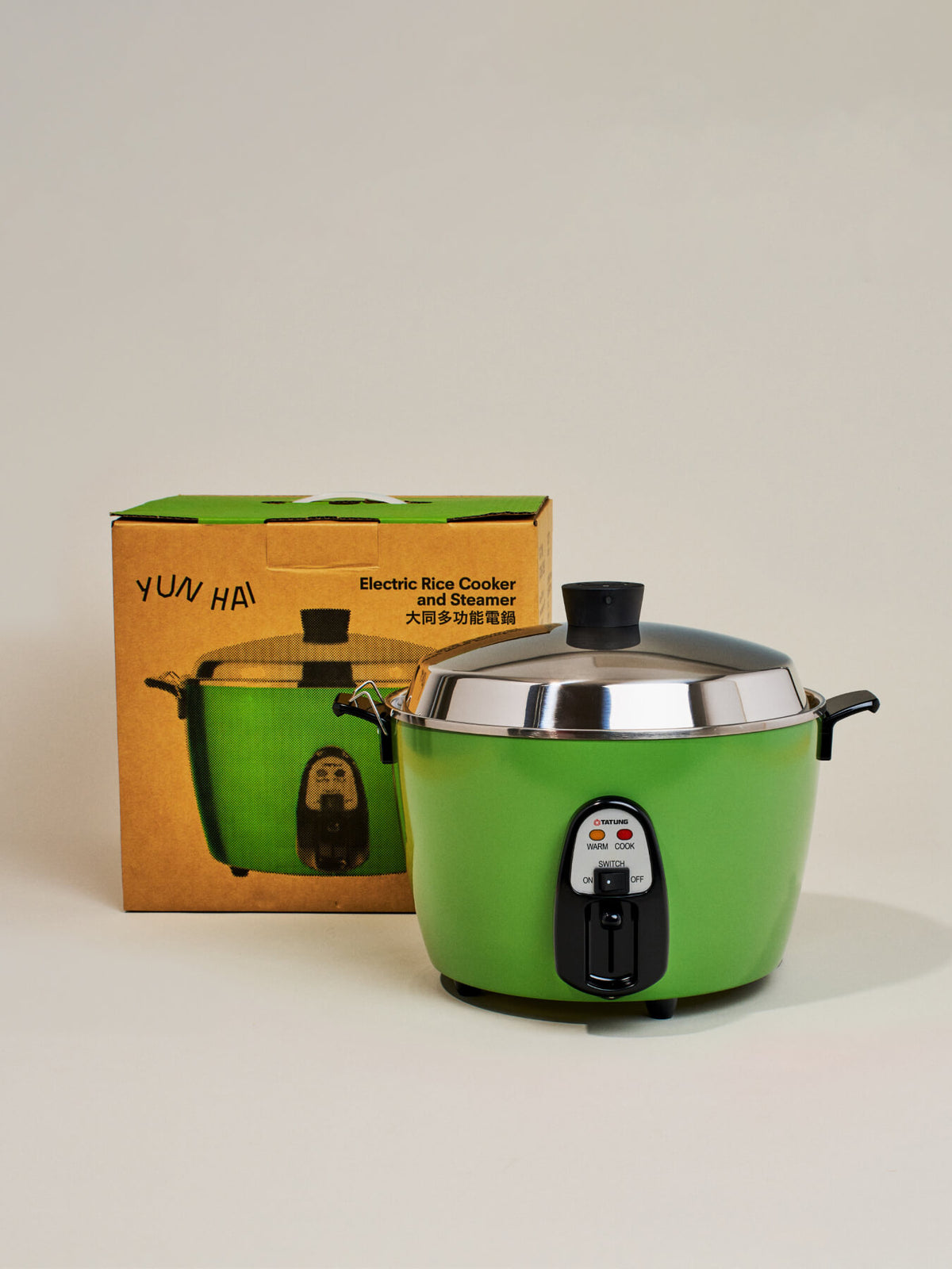 Tatung 11-Cup Stainless Steel Rice Cooker and Steamer, Green 大同電鍋 | Yun ...